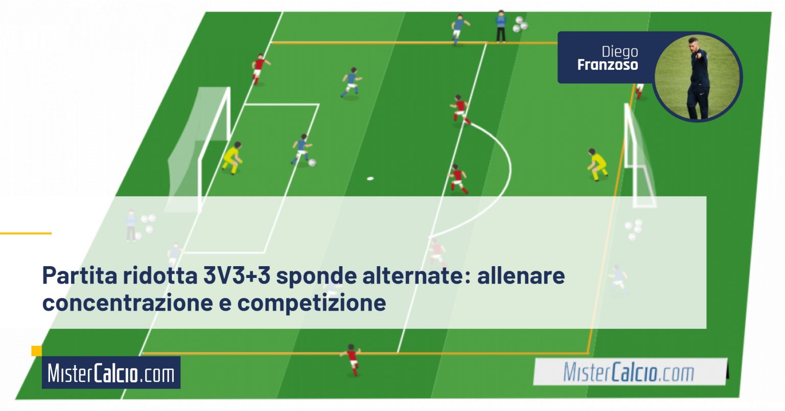Parita ridotta 3vs3 per stimolare la concentrazione e la competizione
